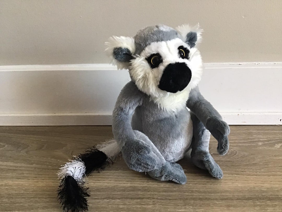 Ganz Webkinz Lemur Plush Stuffed Animal Toy 9" - Etsy