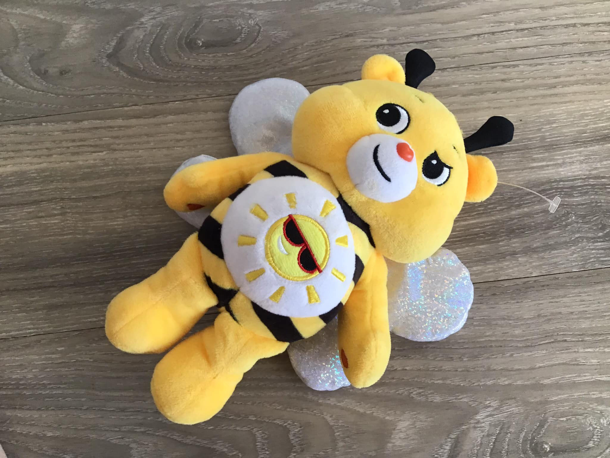 Care Bear Funshine Bee Stuffed Animal Plush Toy 10" - Etsy