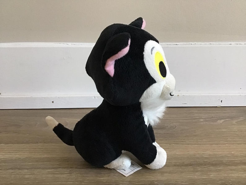 Disney Pinocchio Figaro Cat Plush Stuffed Animal Black Cat Toy 7" - Etsy