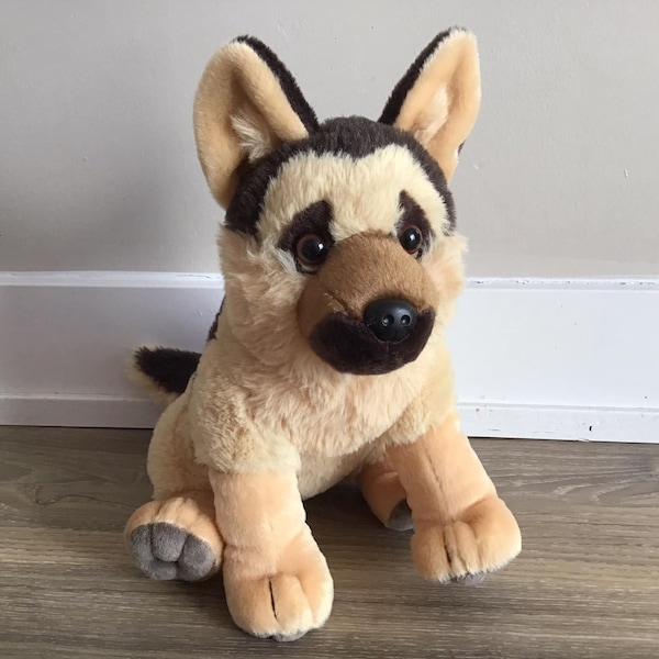 Black German Shepherd Stuffed Animal - Etsy