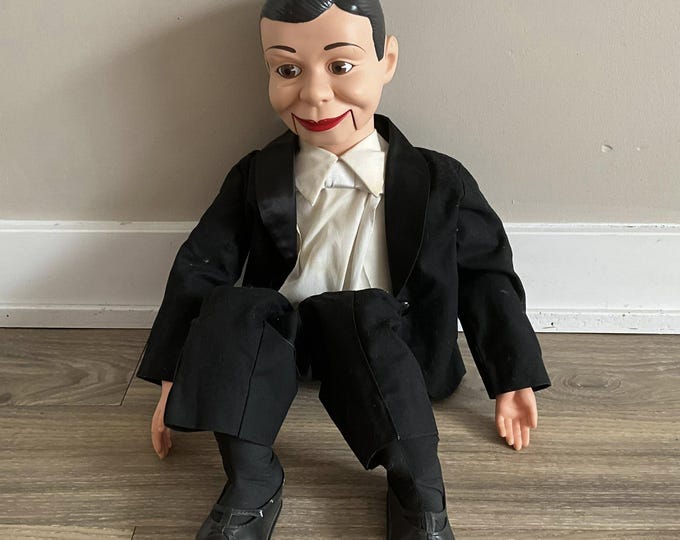 Vintage Charlie Mccarthy Ventriloquist Doll 30" - Etsy