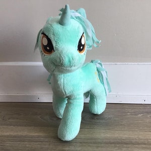 Hasbro Green My Little Pony Unicorn Lyra Heartstrings Plush Harp 11" - Etsy