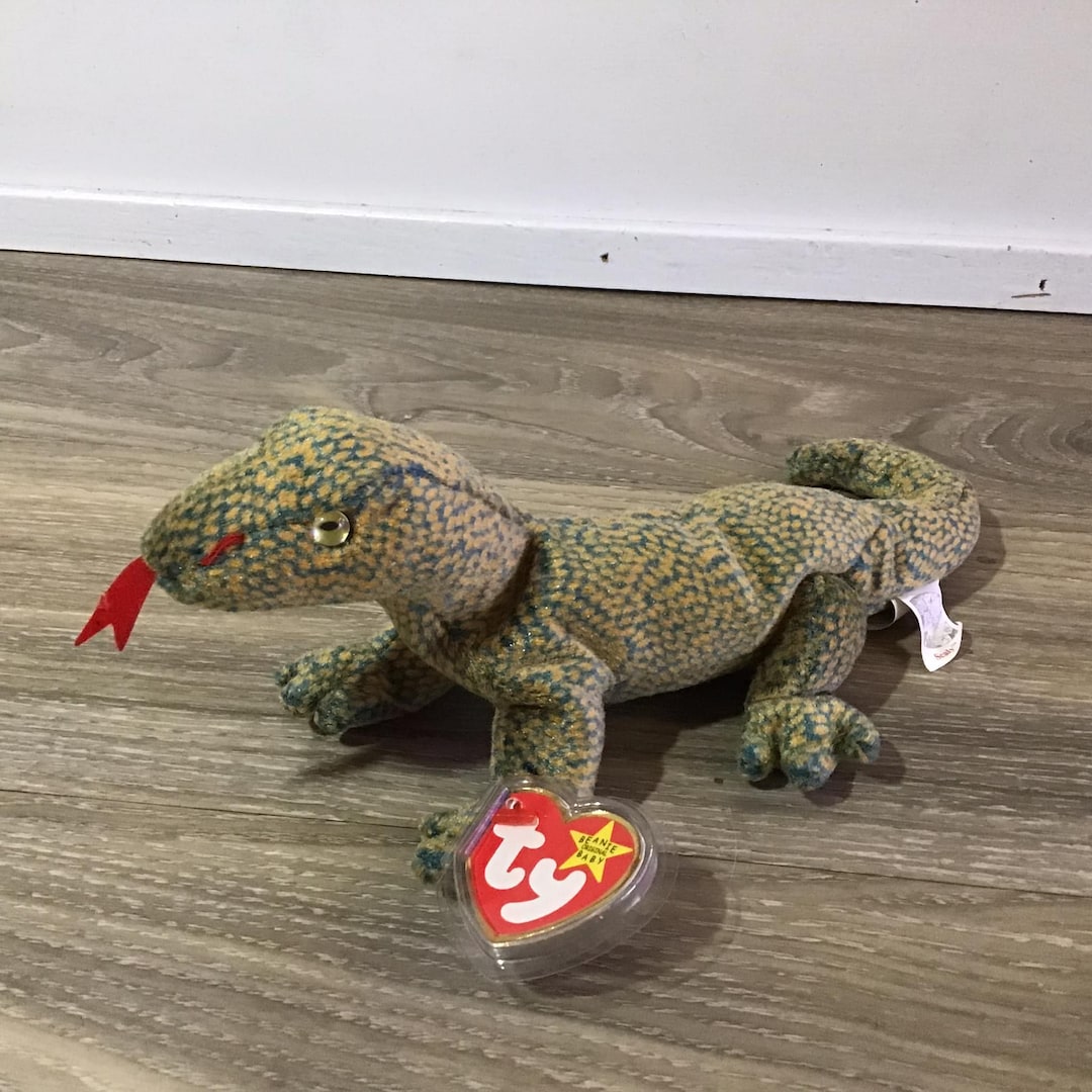 Ty Beanie Baby “scaly” the Lizard! Plush (9.5 Inch) Vintage 1999 - Etsy