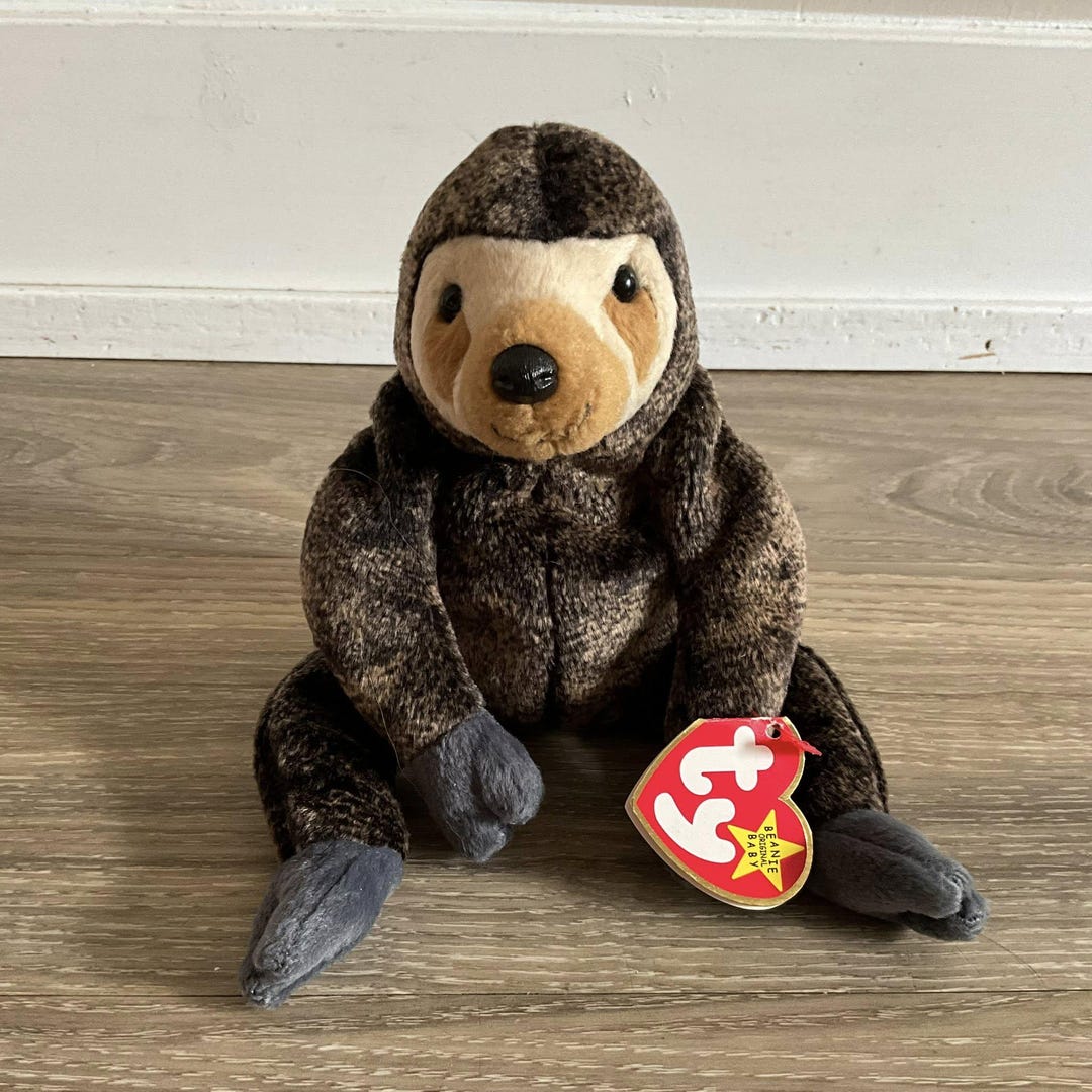 TY Beanie Babies SLOWPOKE the Sloth 1999 - Etsy