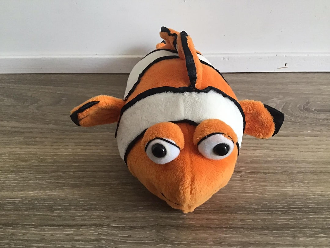 Ganz Webkinz Clown Fish Orange and White Stuffed Fish Plush Toy 10" - Etsy