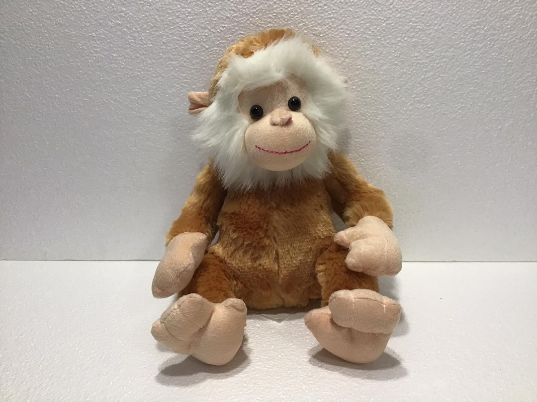 Stuffed Animal Monkey - Monkey Plush Stuffed Soft Toy Toy - Brown With ...