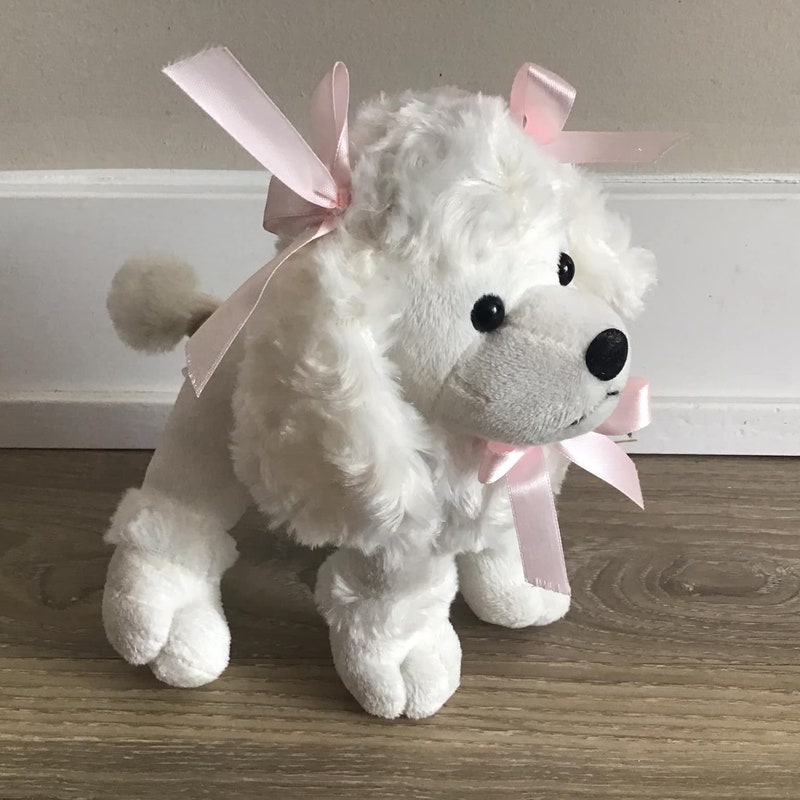 Stuffed Pink Poodle - Etsy