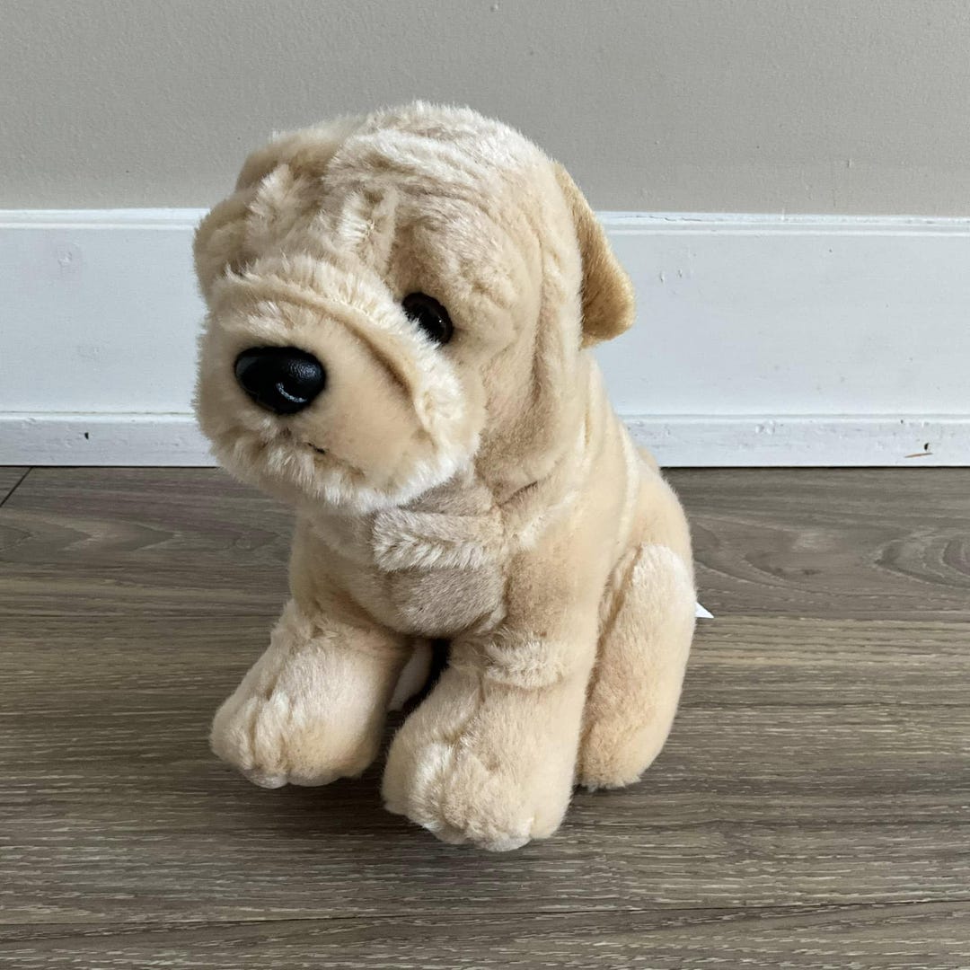 Aurora Sharpie Tan Plush Puppy Dog Stuffed Animal Toy - Etsy