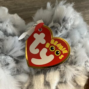 Ty Beanie Boo Owlette the Gray Owl Stuffed Animal Toy Plush 7" - Etsy