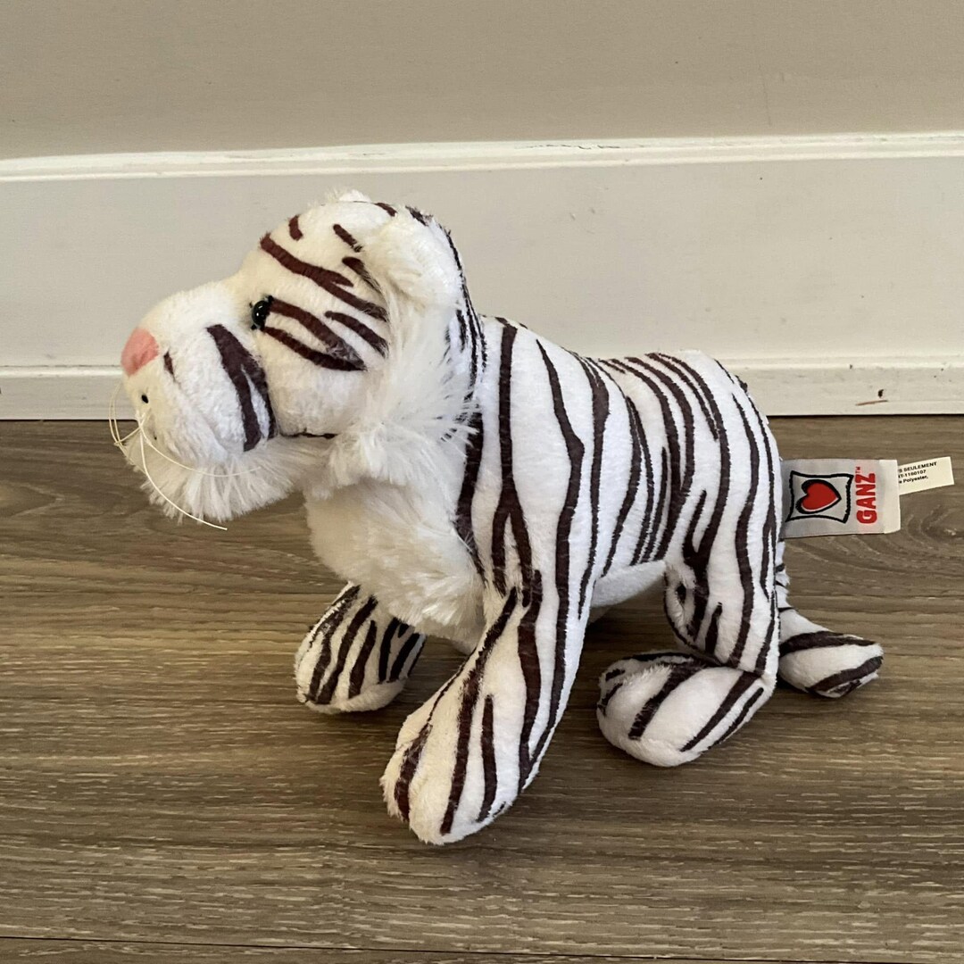 Webkinz Ganz White Tiger 9" Plush Floppy Stuffed Doll Realistic - Etsy