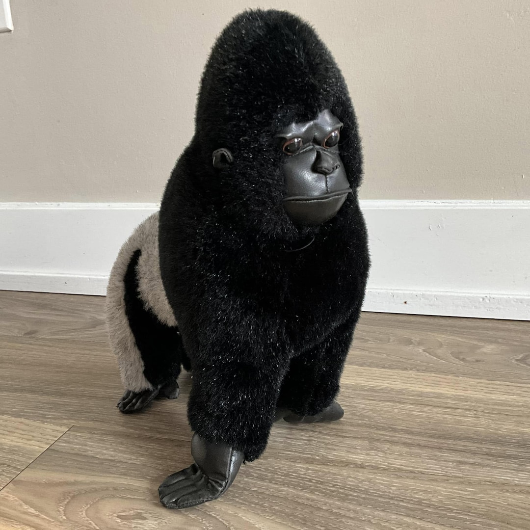 Gorilla Silverback Stuffed Animal Plush Toy 12" - Etsy
