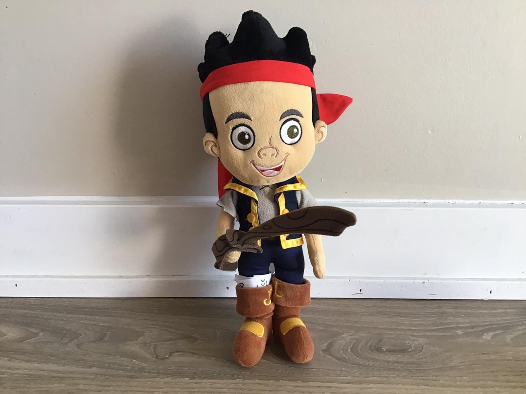 Disney Store Jake & the Neverland Pirates Plush Soft Toy Stuffed 14" - Etsy
