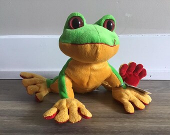 Webkinz Frog Plush - Etsy