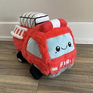 Squishables Go Fire Truck Red White Car Plush Toy - Etsy
