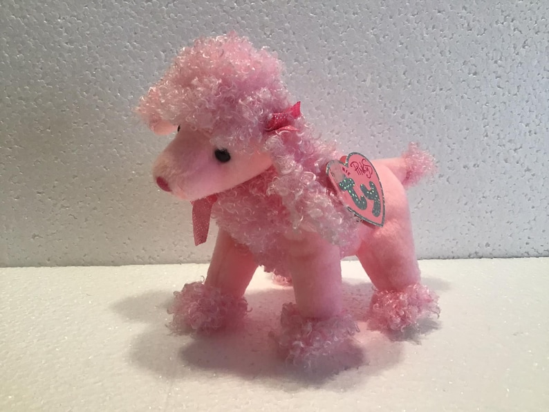 TY Beanie Babies Collection pinky Poo the Pink Poodle Plush - Etsy