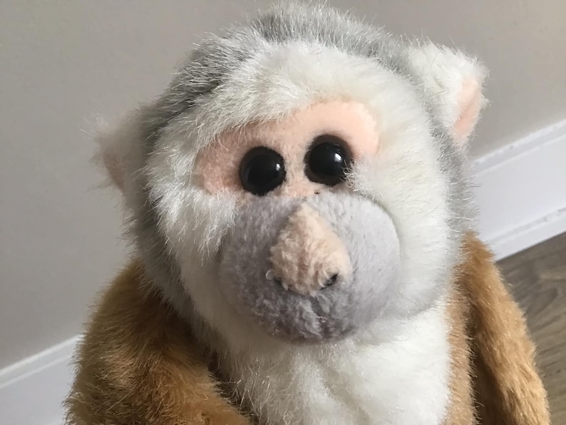 Wild Republic Hanging Monkey Plush Stuffed Animal Toy Hook & - Etsy