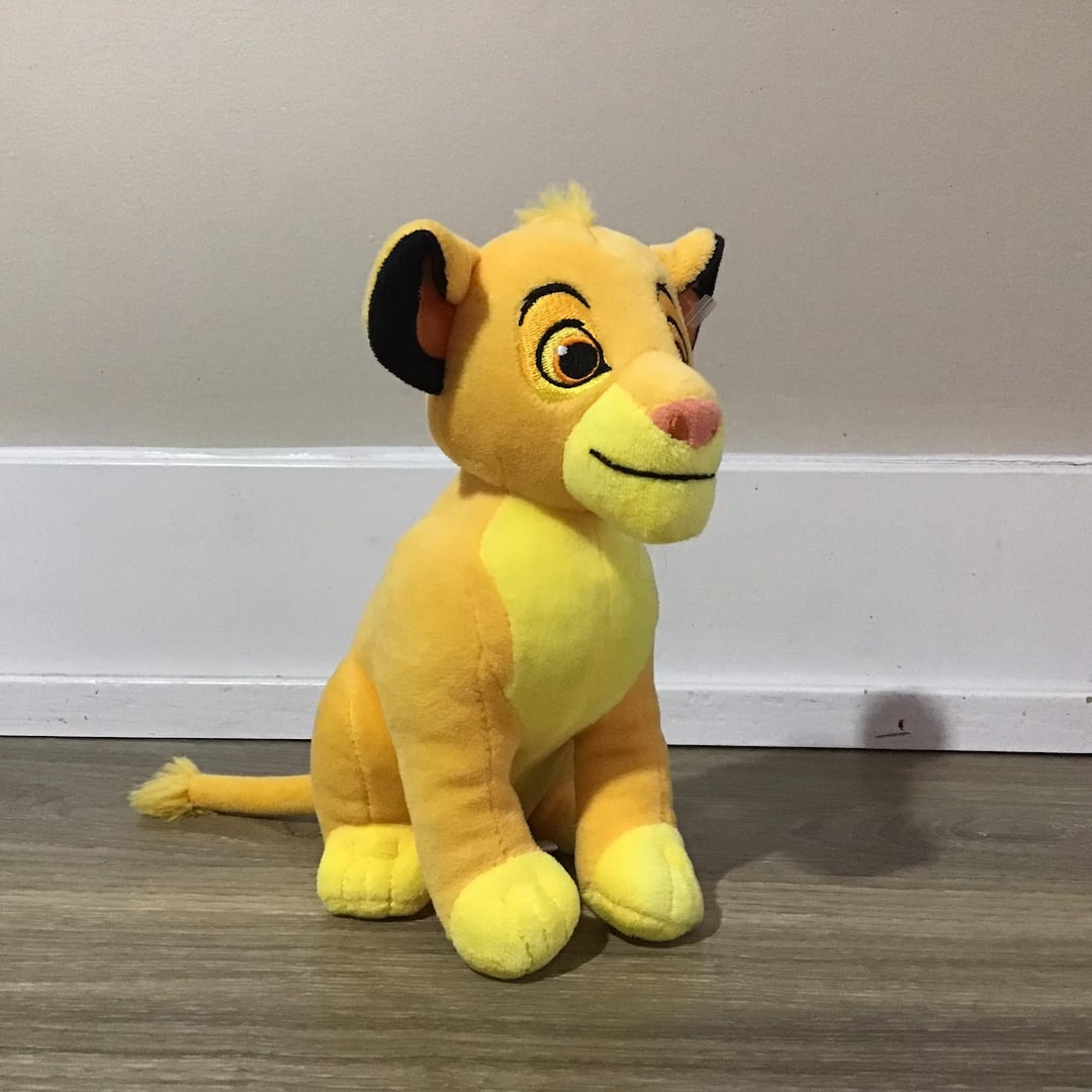 Disney Sit Simba Cute King Lion Plush Toys Simba Soft Stuffed Animal ...