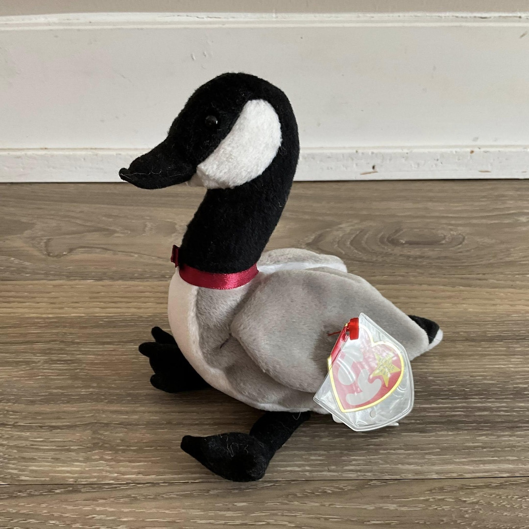 Vintage 1998 TY Loosy the Goose Plush Stuffed Animal the Original ...