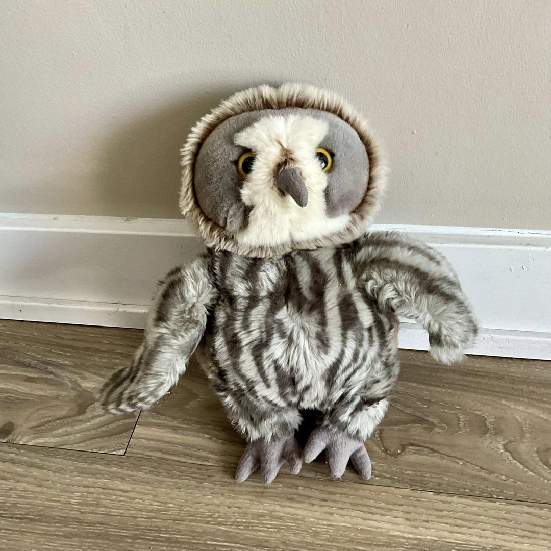 Ganz Owl Plush Stuffed Bird Animal Toy - Etsy