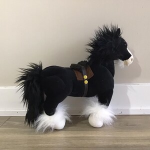 Disney Angus Brave Merida Horse Plush Stuffed Animal Black White - Etsy