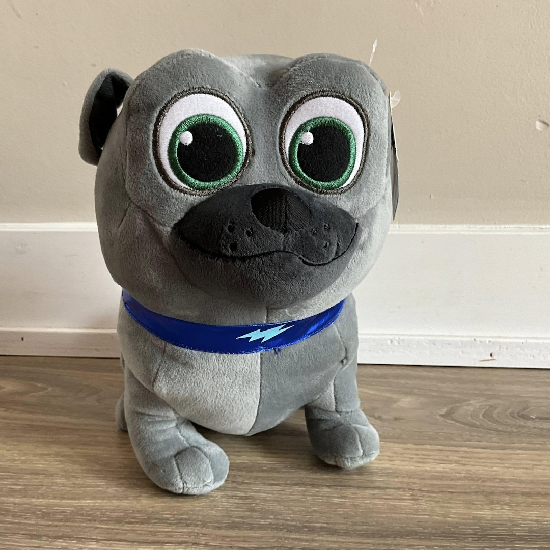 Disney Collection Puppy Dog Pals Bingo Gray 9 in Stuffed Plush Pug - Etsy