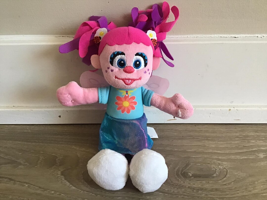 Sesame Street Friends Abby Cadabby Sustainable Plush Stuffed Toy 9 - Etsy