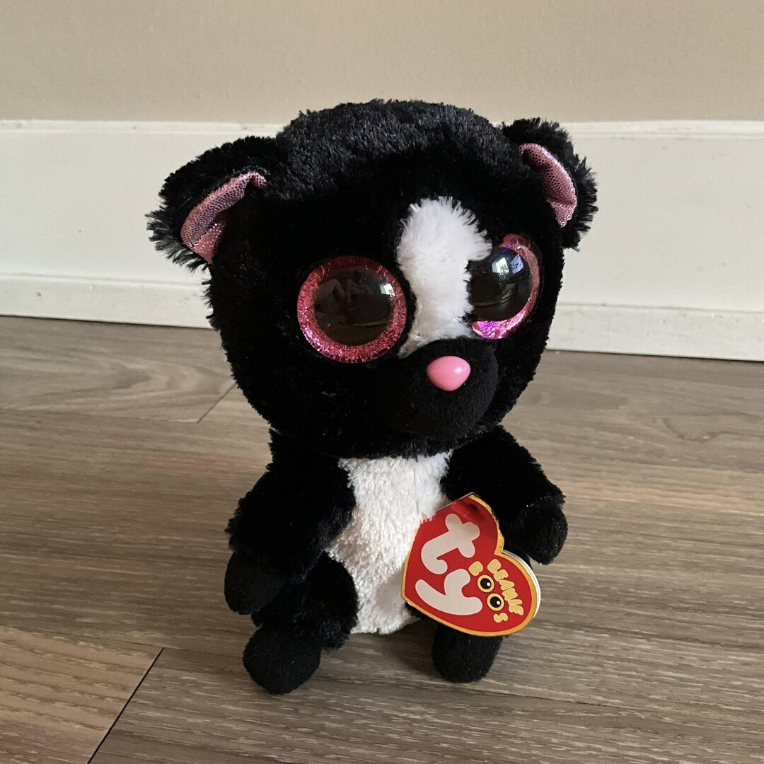 Vintage Ty Beanie Boo 'flora' the Skunk - Etsy