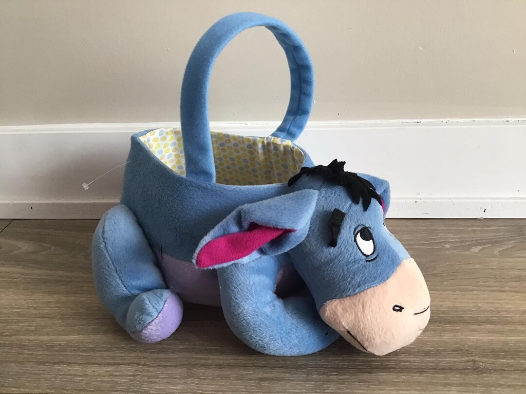 Disney Winnie the Pooh Eeyore Plush 12 Long Easter Basket - Etsy