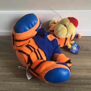Goffa Tigger Plush Stuffed Animal Blue Night Pjs Cap Slip - Etsy