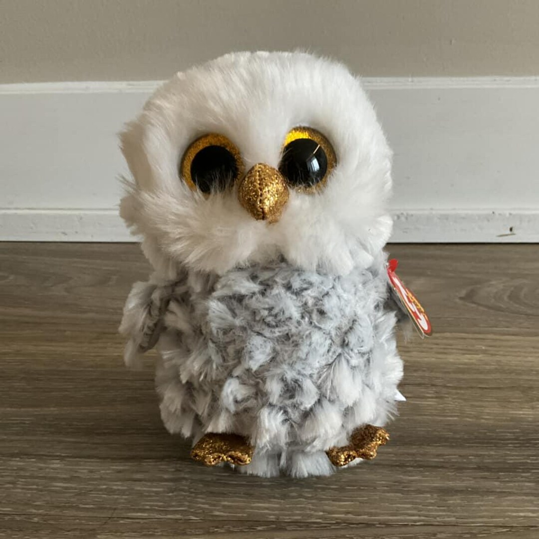 Ty Beanie Boo Owlette the Gray Owl Stuffed Animal Toy Plush 7" - Etsy