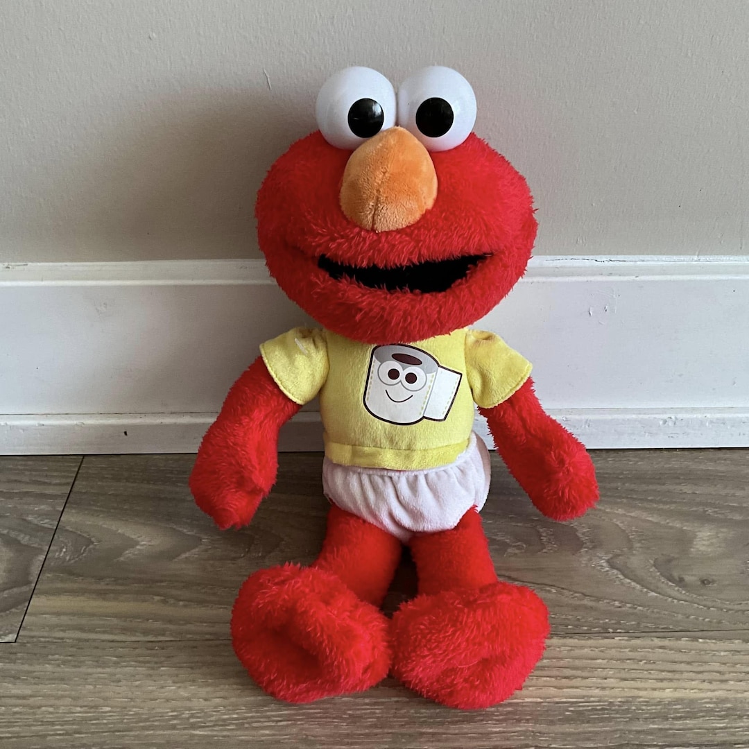 Sesame Street Potty Elmo Toy Plush Talks - Tested Works - Etsy