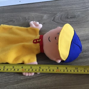 Caillou Plush Doll Toy 1999 Hand Puppet Vintage - Etsy