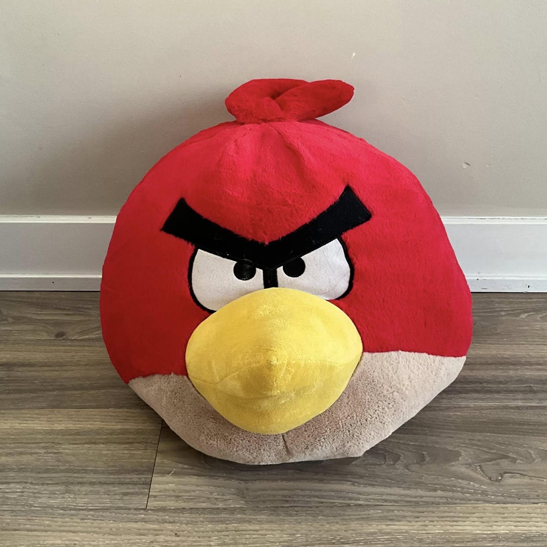 Angry Birds Terence Red Plush Toy Stuffed Animal Plush Toy - Etsy