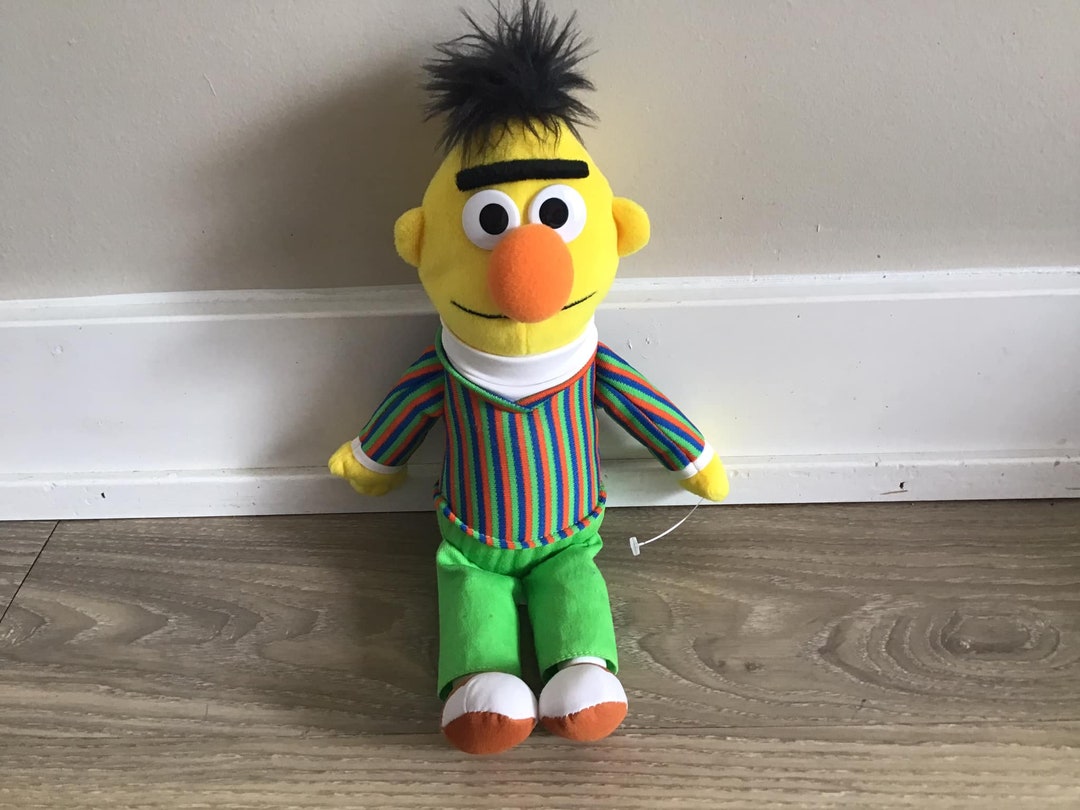 Gund 2002 Sesame Street Bert Stuffed Doll Toy Plush 13.5" - Etsy