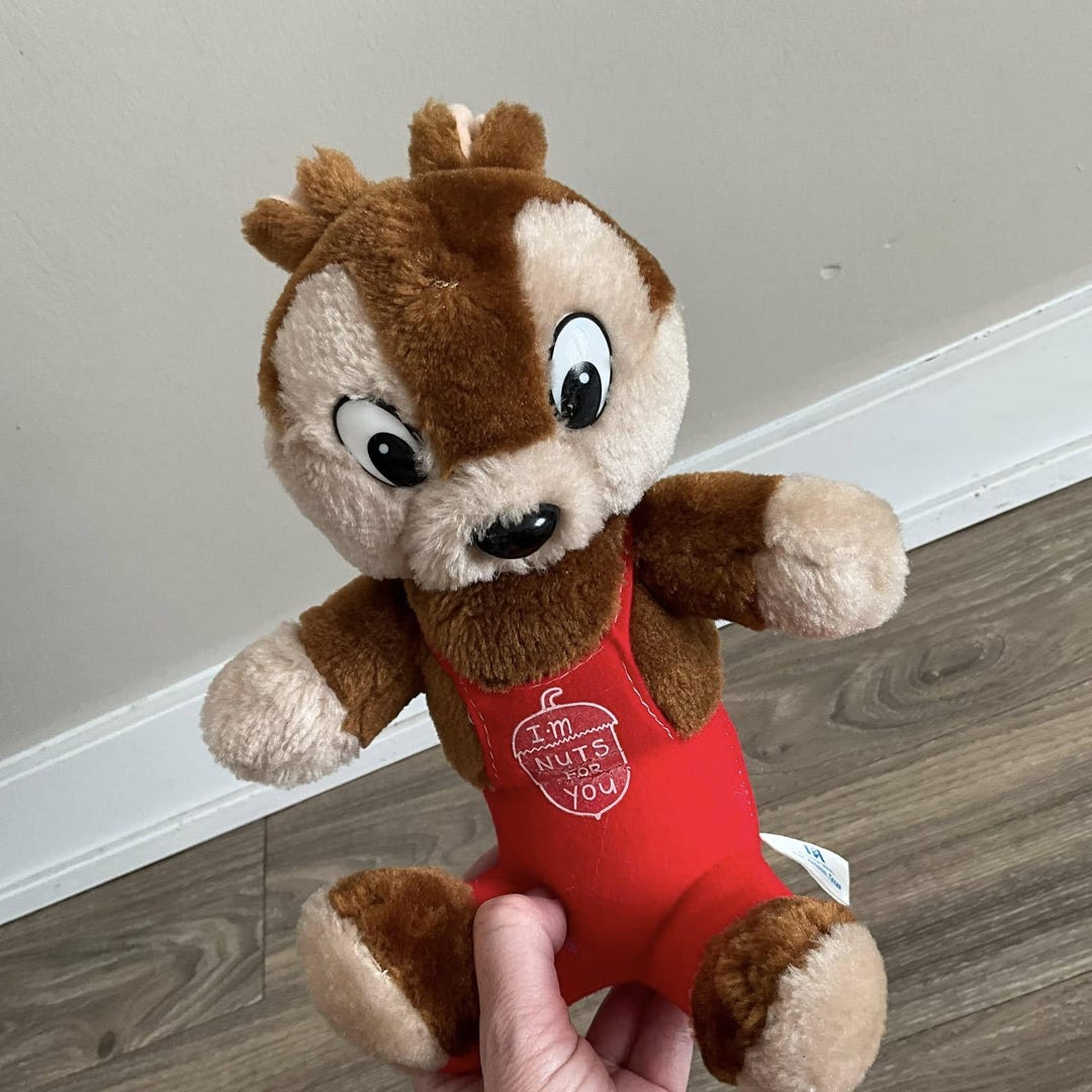 Vintage Chipmunk Plush Stuffed Animal Toy - Etsy