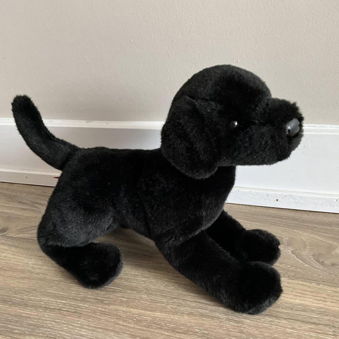 Douglas Black Lab Dog Plush Stuffed Animal,black Labrador Dog - Etsy