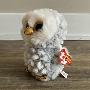Ty Beanie Boo Owlette the Gray Owl Stuffed Animal Toy Plush 7" - Etsy