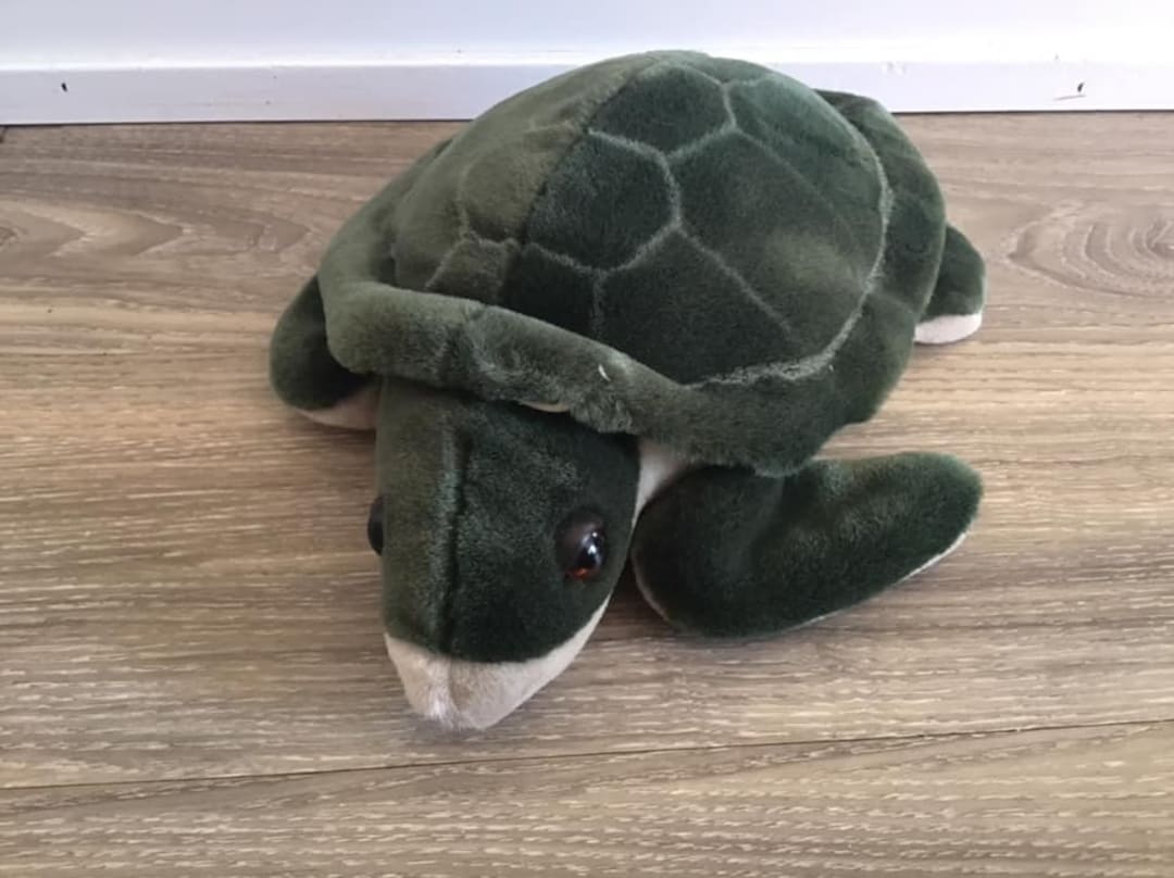 Douglas Toys Dark Green Ocean Turtle Stuffed Animal Plush Toy 10" - Etsy
