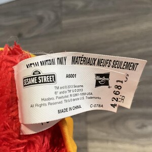Sesame Street ELMO Plush, Tim Hortons Logo Outfit - Etsy