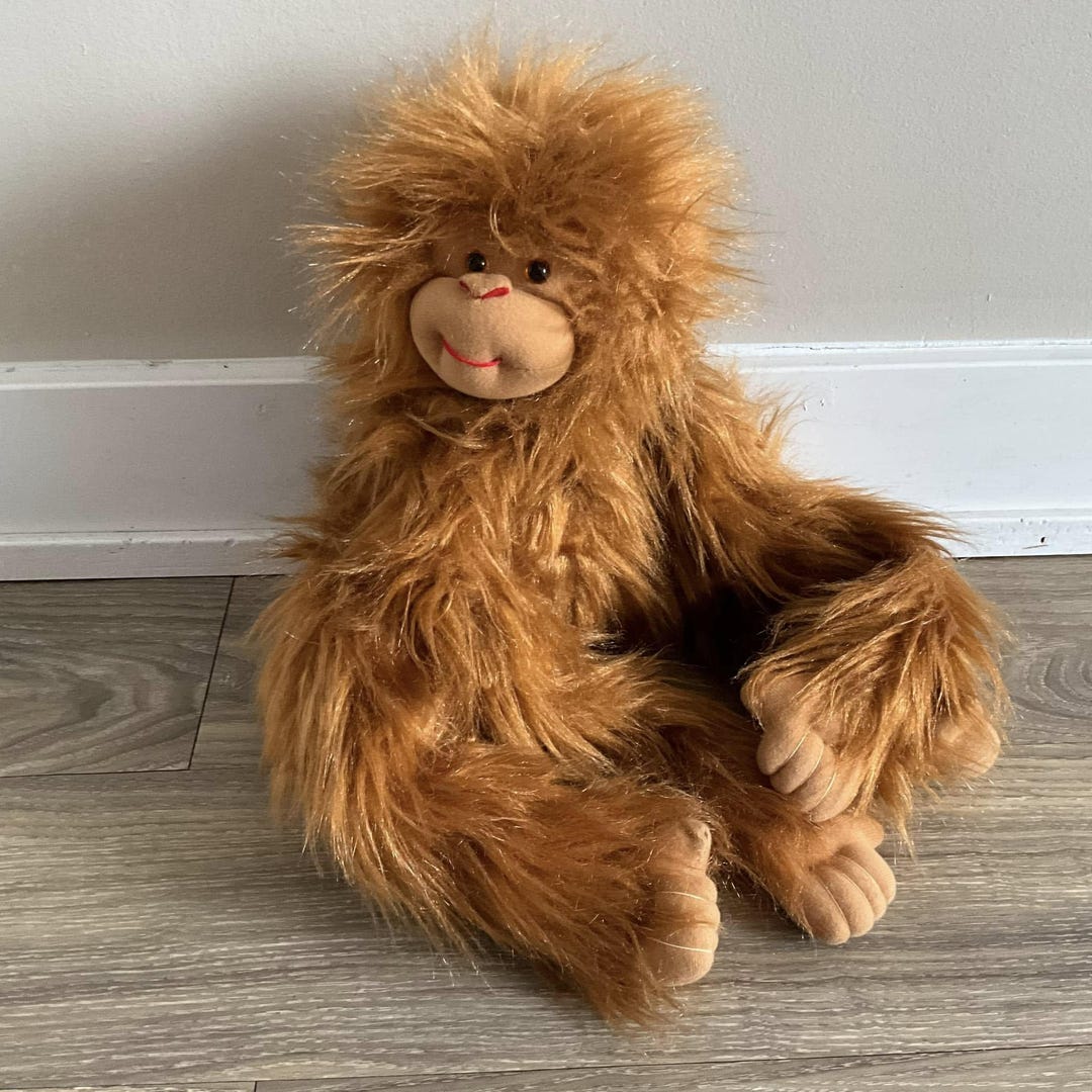 Ganz MONKEY ASST Plush 1997 Orangutan Stuffed Animal 16” Vintage - RARE ...