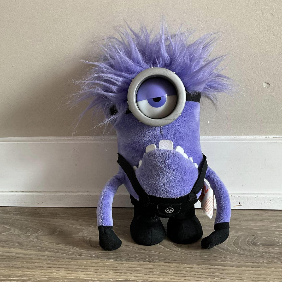 Despicable Me Plush Purple Minion - Etsy