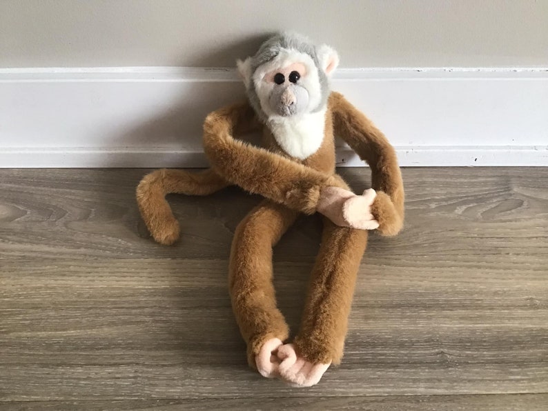 Wild Republic Hanging Monkey Plush Stuffed Animal Toy Hook & - Etsy