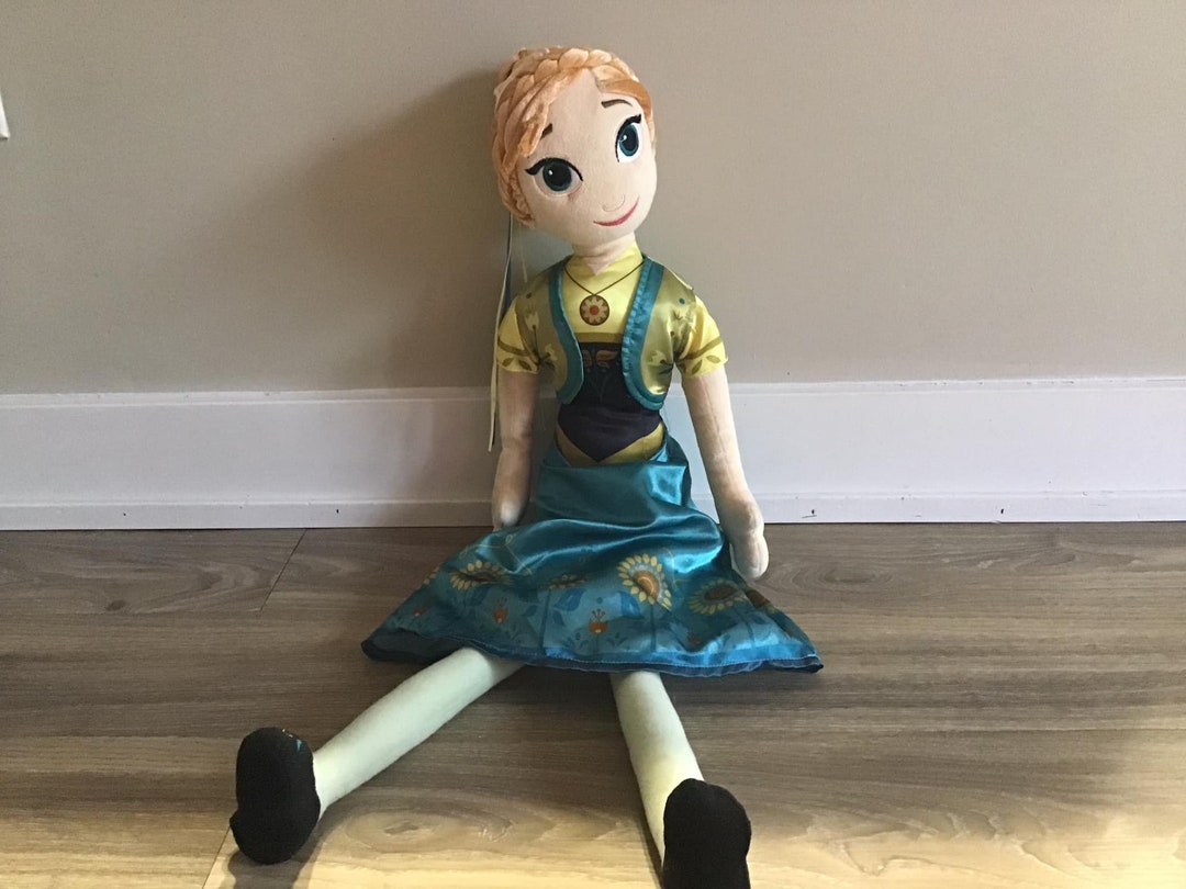 Disney Store Frozen Elsa Stuffed Toy Doll Plush, 30 - Etsy