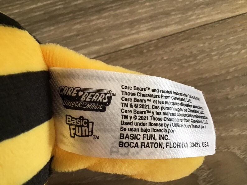 Care Bear Funshine Bee Stuffed Animal Plush Toy 10" - Etsy