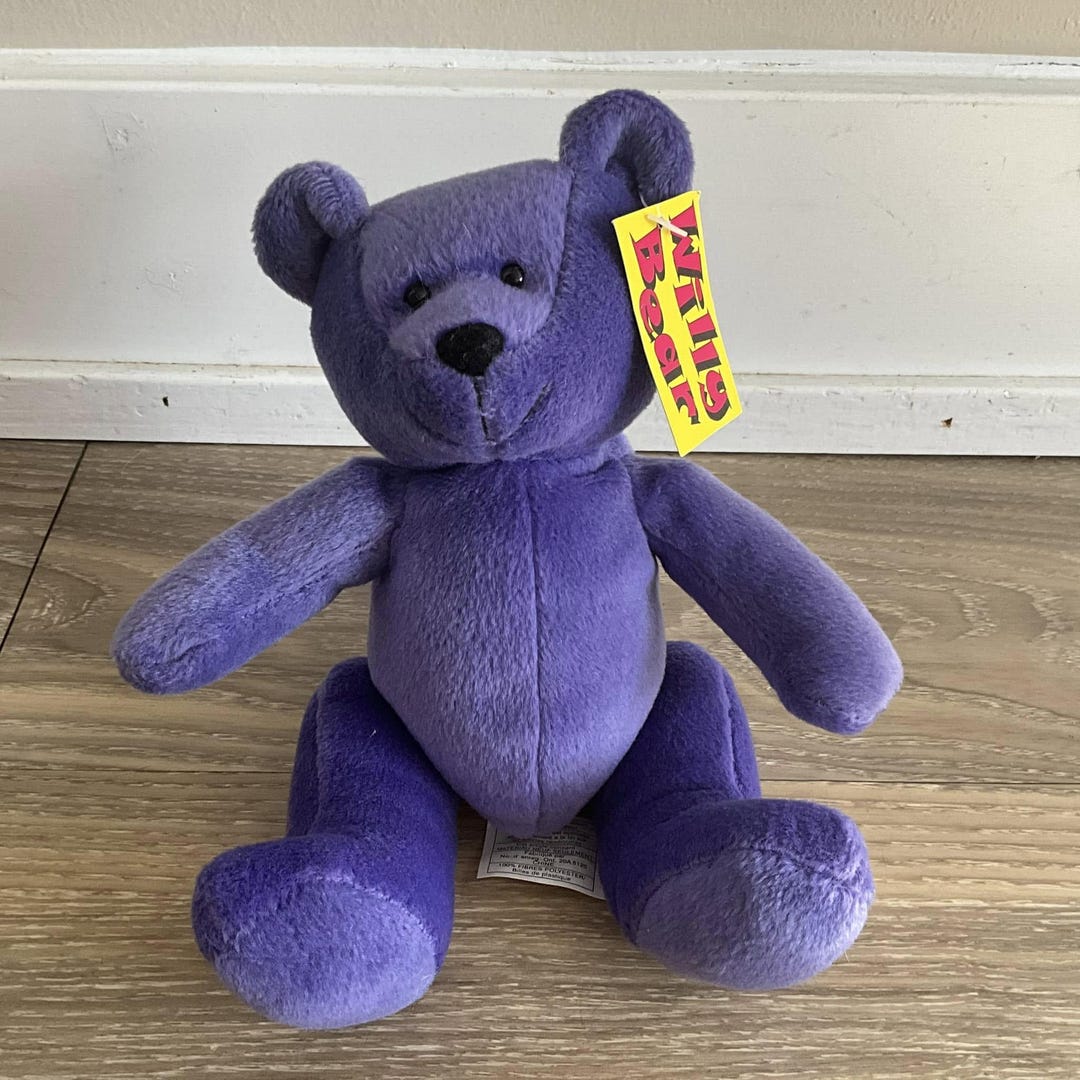 Willy Bear Plush Stuffed Animal, Creature Comforts 1998 - Etsy