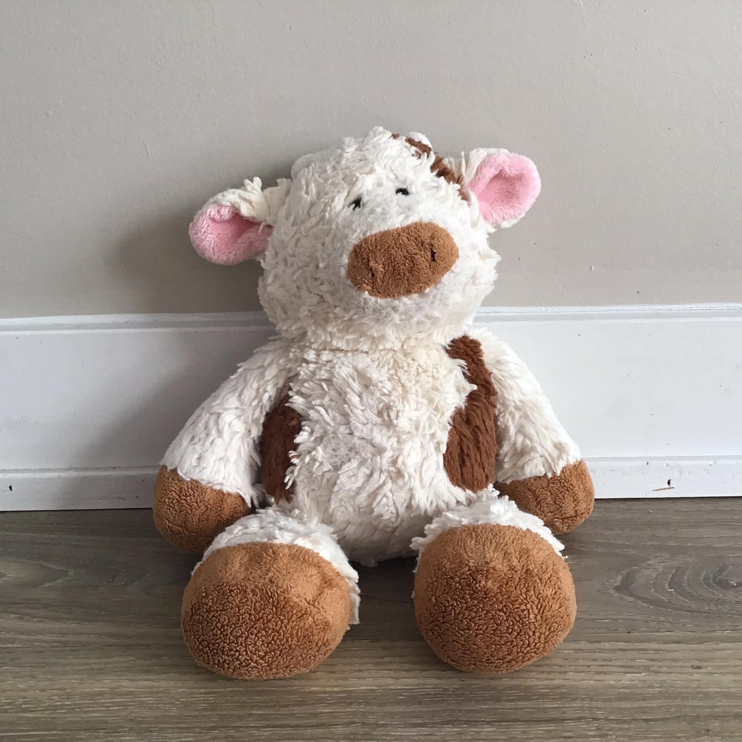 Ganz Plush Cow Stuffed Animal Brown Cream - Etsy