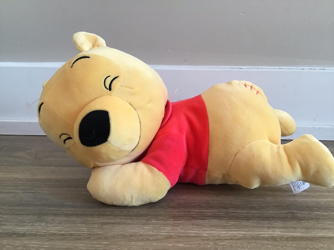 Disney Baby Winnie the Pooh Plush Stuffed Animal Sleeping Pooh - Etsy