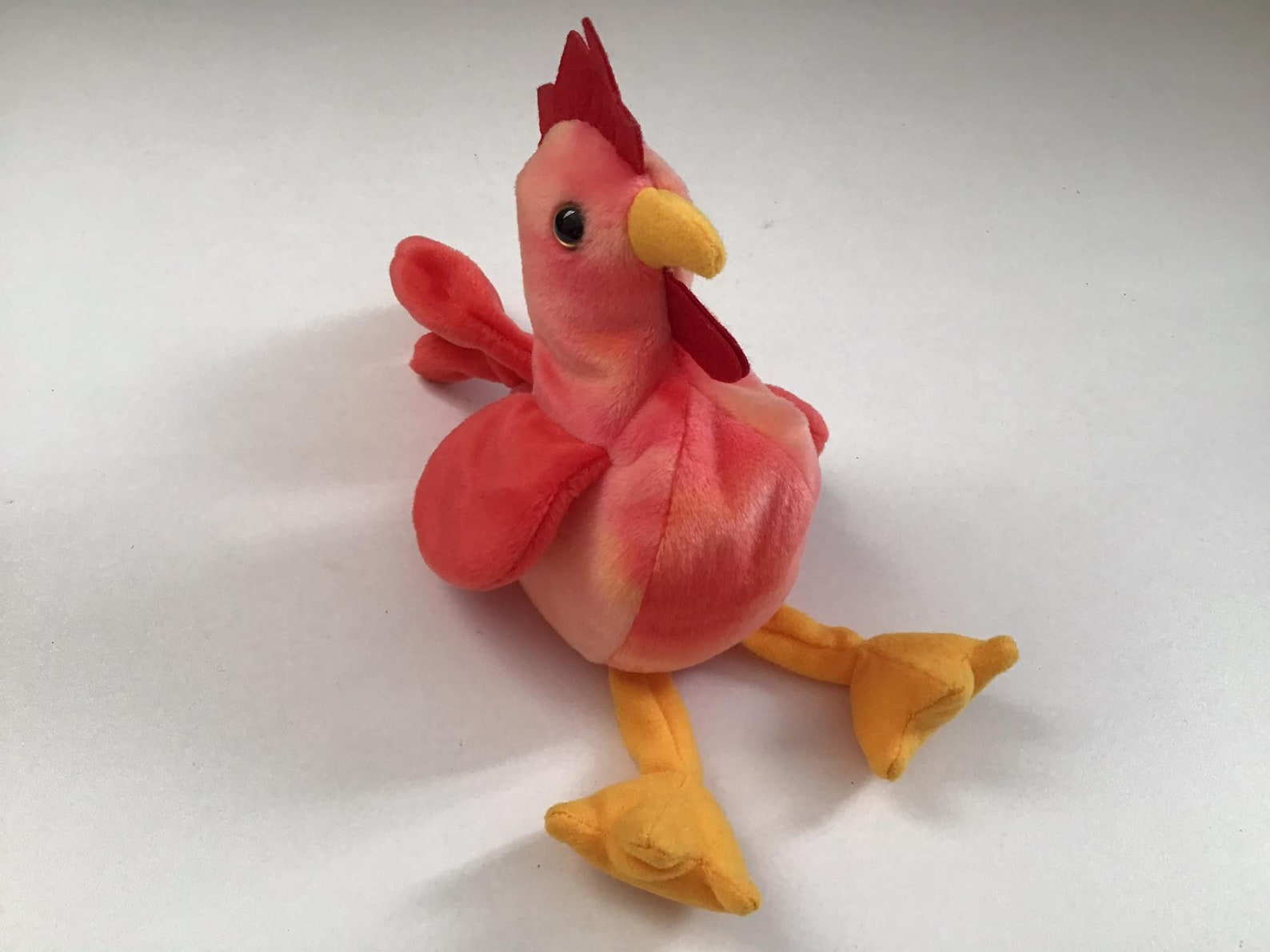TY Beanie Baby Babies Original 1996 Strut Chicken Rooster - Etsy Canada