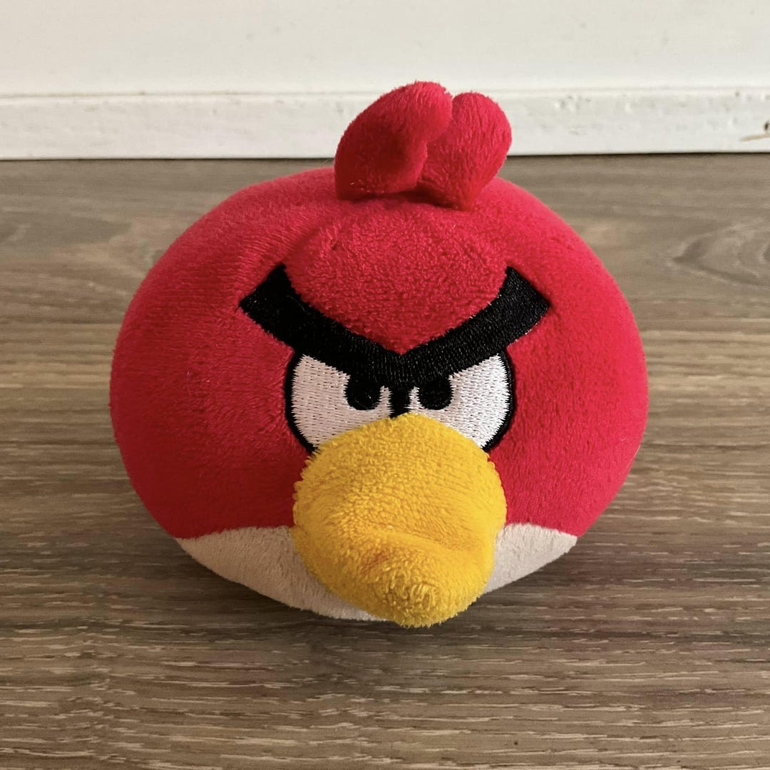 Angry Birds Plush Stuffed Animals / Angry Bird Red - Etsy