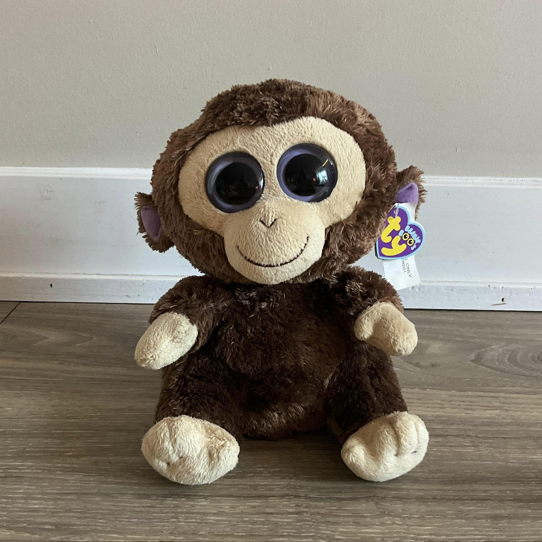 Ty Beanie Boos Coconut the Monkey Stuffed Animal Plush Toy - Etsy